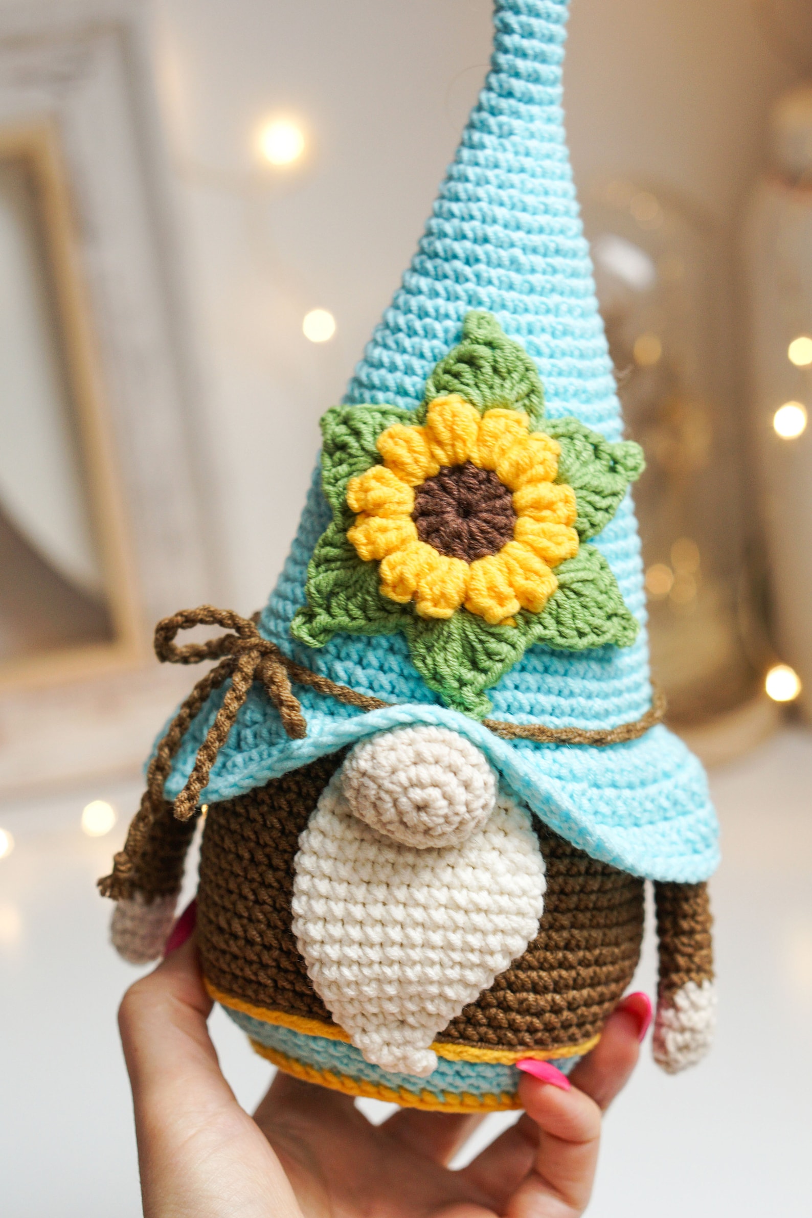 Crochet Patterns Flower Gnome Easter Gnome Sunflower Gnome - Etsy UK