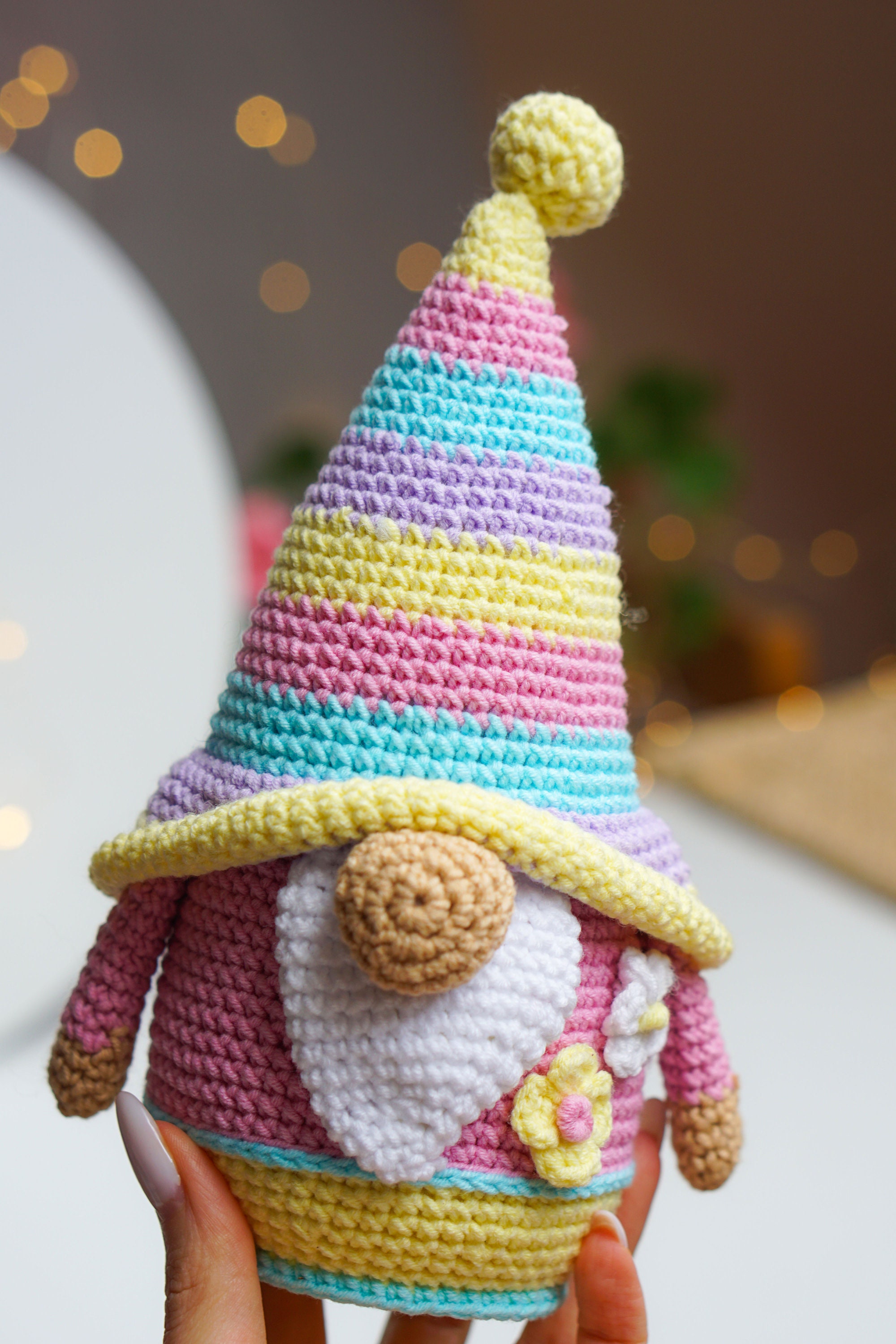 Crochet Patterns Easter Gnome Crochet Flower Gnome Gnome - Etsy UK