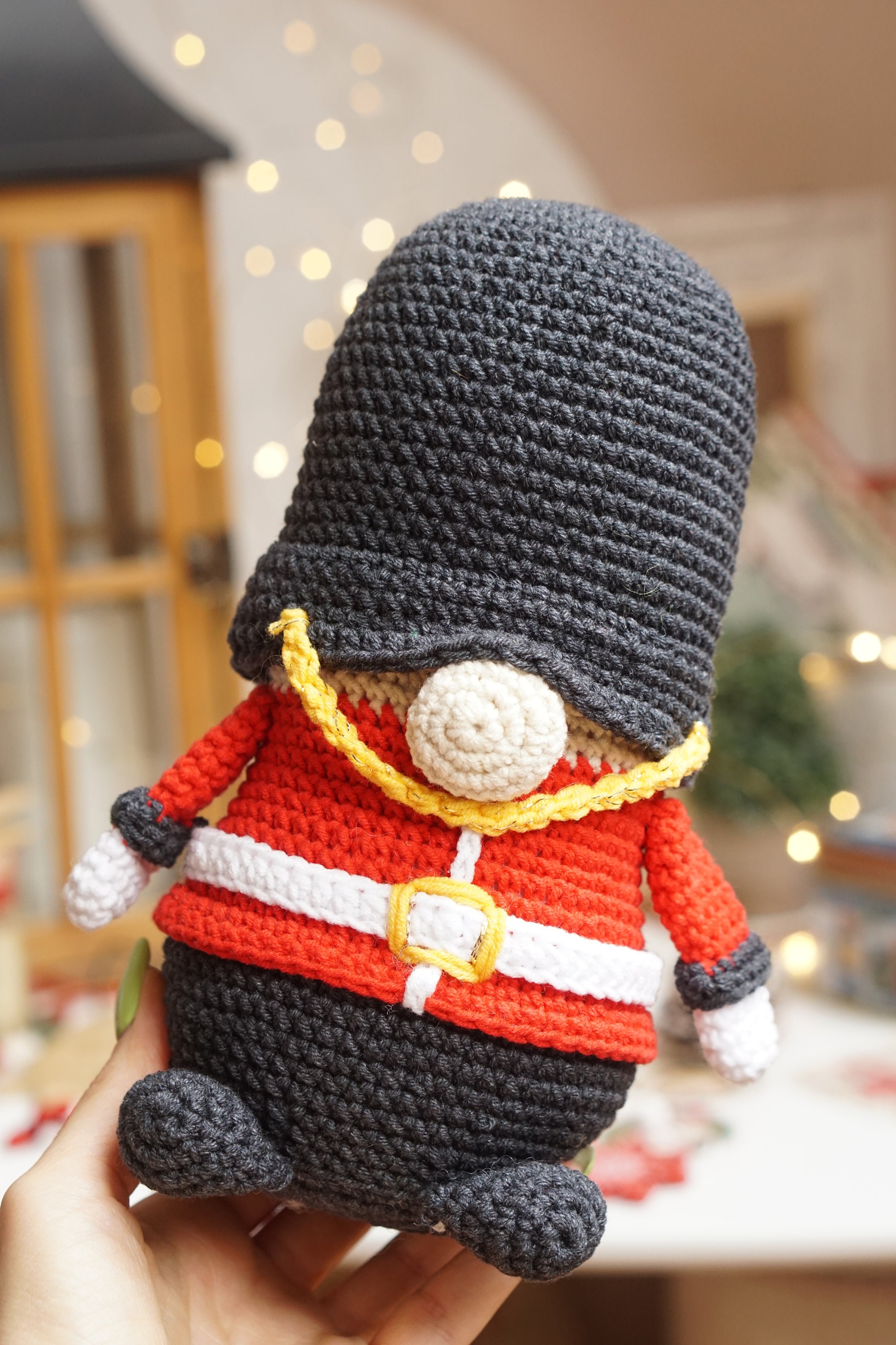 Crochet Patterns Guard Gnome Pattern - Etsy
