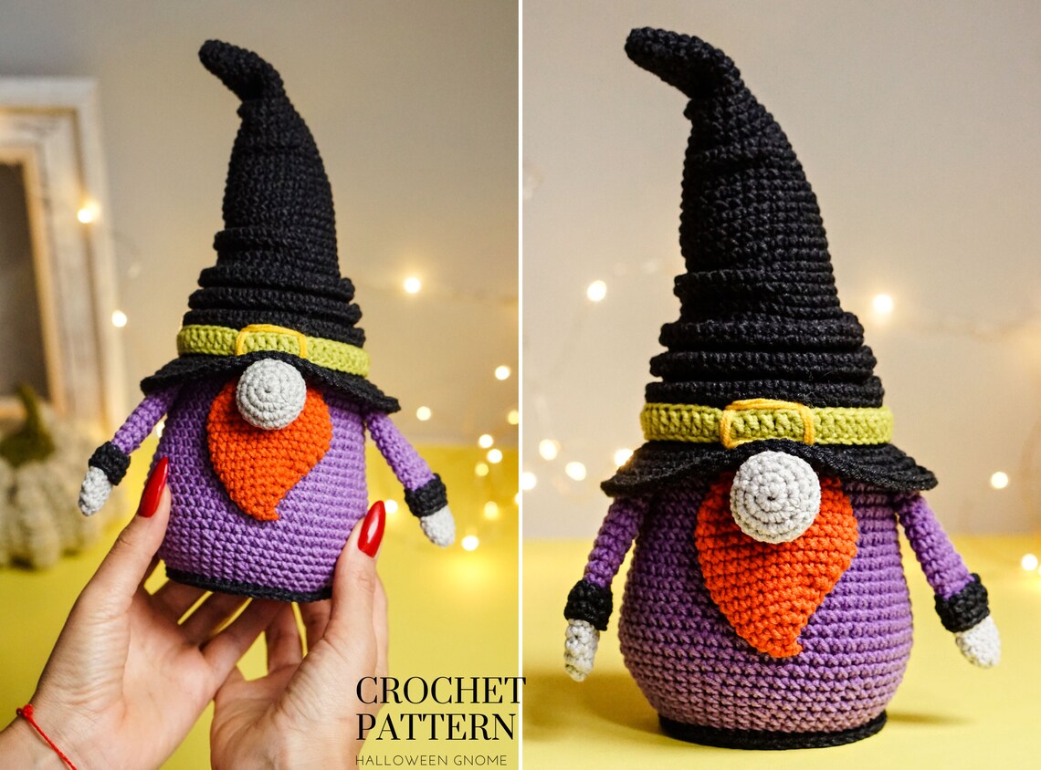 Bundle Crochet Patterns Halloween Gnomes Spooky Gnome Gnome - Etsy