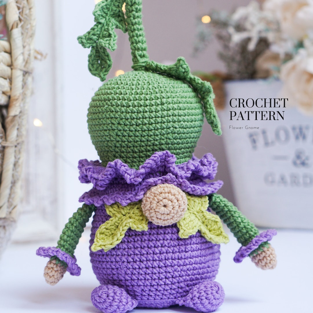 Crochet Patterns THISTLE Gnome, Crochet Gift Gnome - Etsy