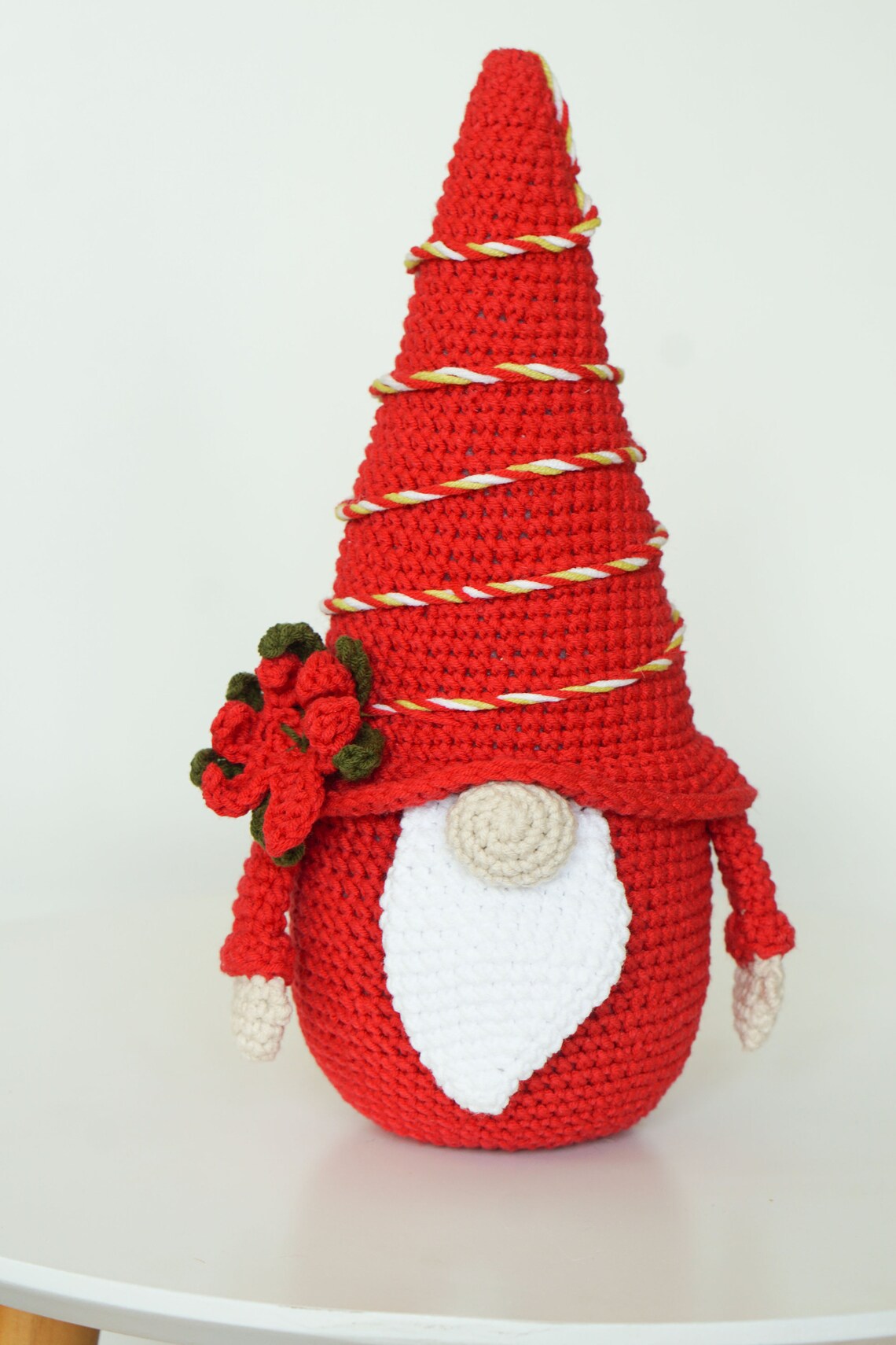 Crochet Patterns Christmas Flower Gnome Gnome Amigurumi - Etsy