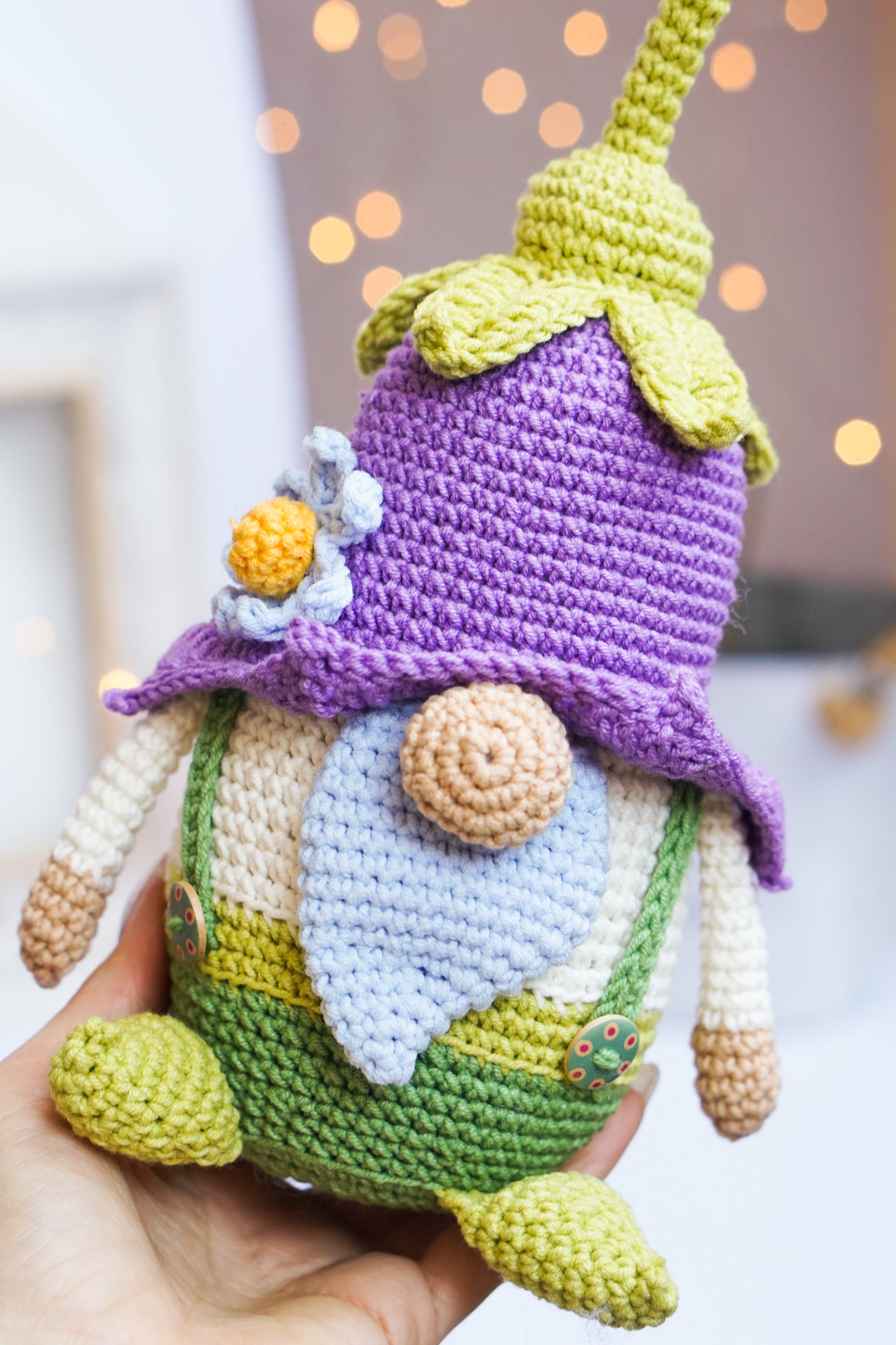 Crochet Patterns Bellflower Gnome Flower Gnome Garden Gnome - Etsy