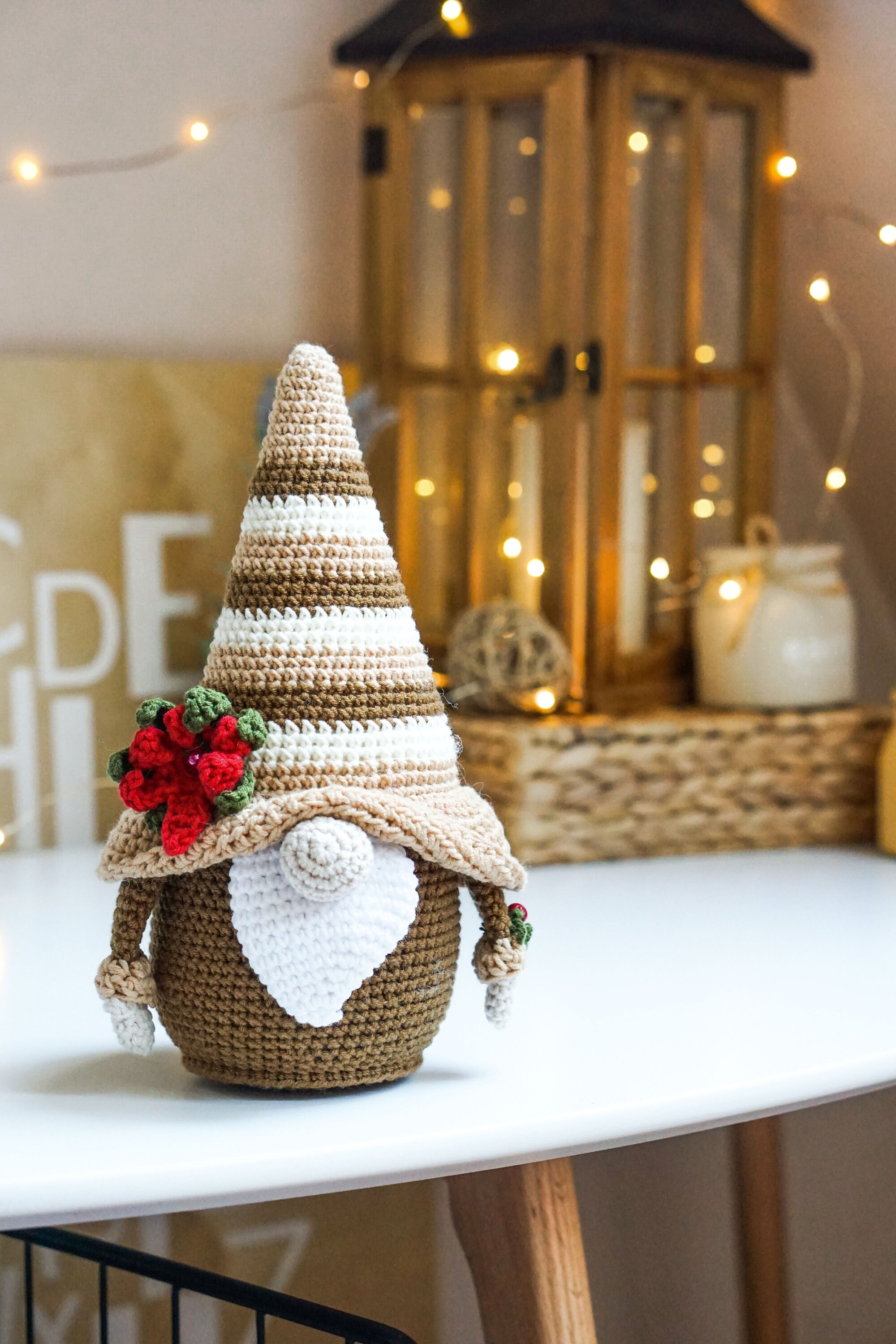 Crochet Patterns Christmas Gnomes Holly Gnome Holiday Gnome - Etsy