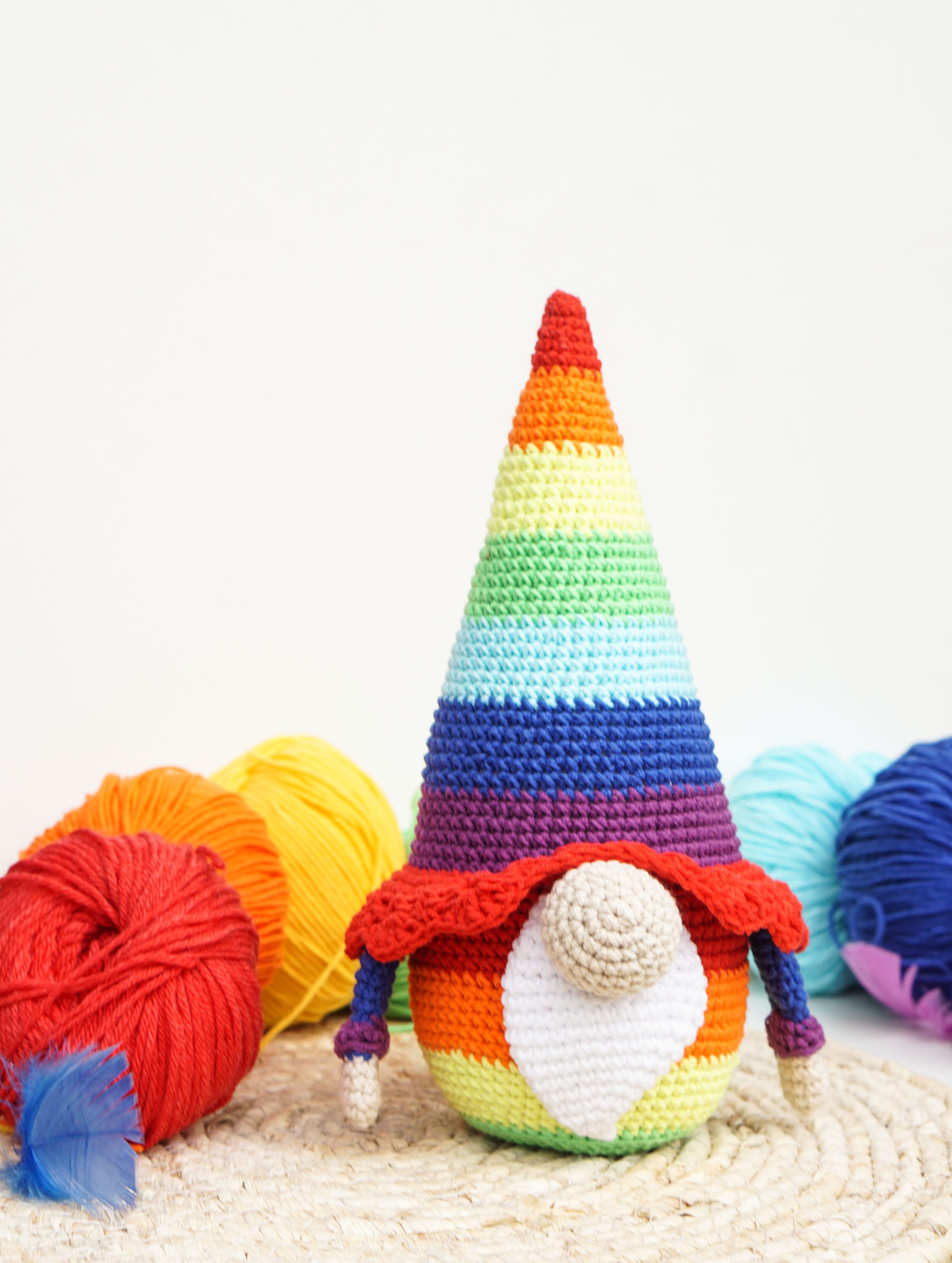 Crochet Patterns Rainbow Gnome LGBT Gnome Crochet Gift Gnome - Etsy Canada