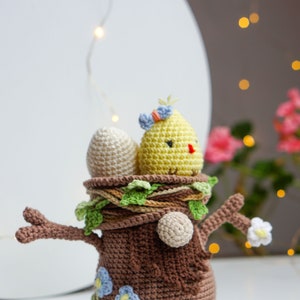 Crochet Patterns Garden Gnome, Tree Gnome, Crochet Chick Pattern ...