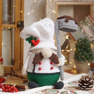 Crochet Patterns Chef Gnome, Kitchen Gnome - Etsy