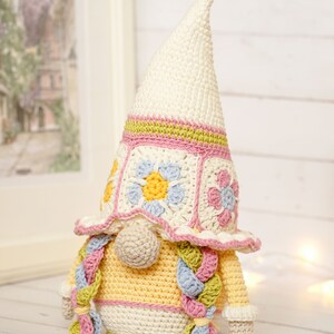 Crochet Patterns Granny Square Gnomes Floral Gnome Flower - Etsy