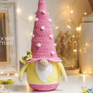 Bundle Crochet Patterns Spring Gnomes, Gnome Amigurumi Pattern, Crochet ...