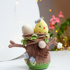 Crochet Patterns Garden Gnome, Tree Gnome, Crochet Chick Pattern ...