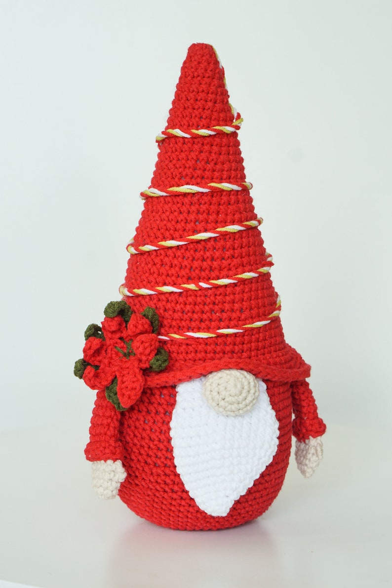 Crochet Patterns Christmas Flower Gnome Gnome Amigurumi - Etsy
