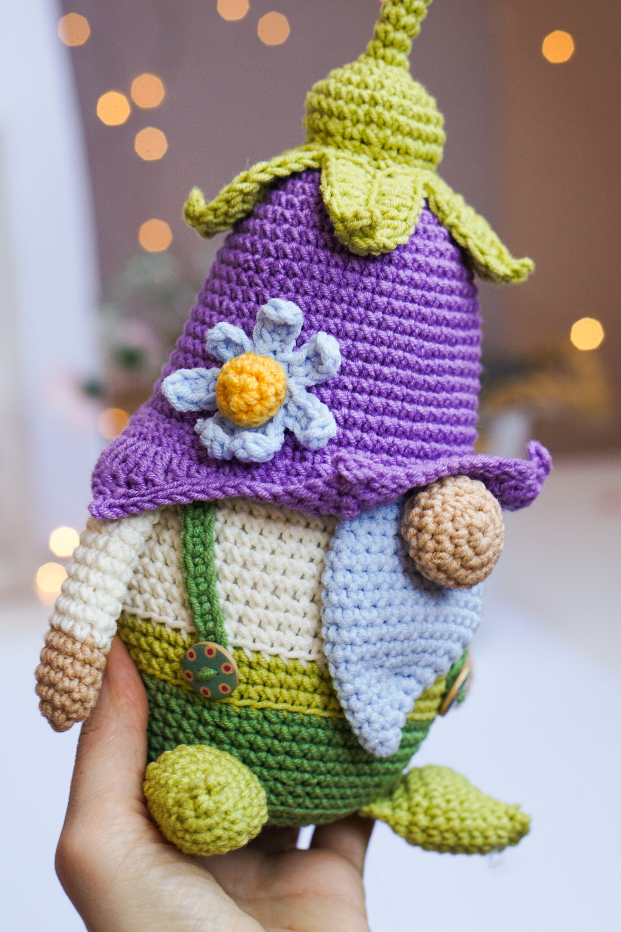 Crochet Patterns Bellflower Gnome Flower Gnome Garden Gnome - Etsy