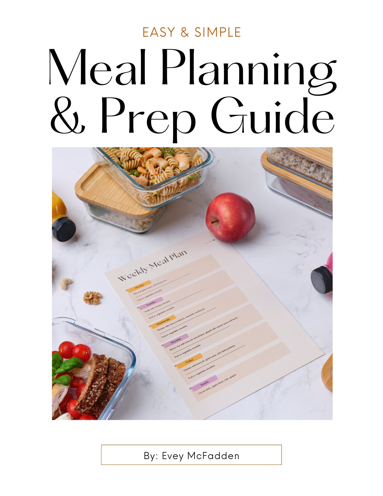 Printable Meal Planning & Prep Guide - Etsy