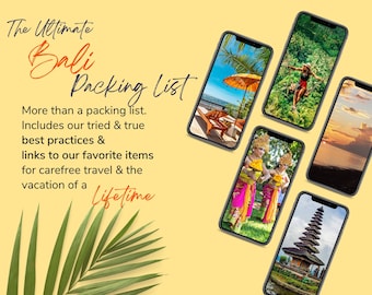 The Ultimate Bali Packing List - Etsy