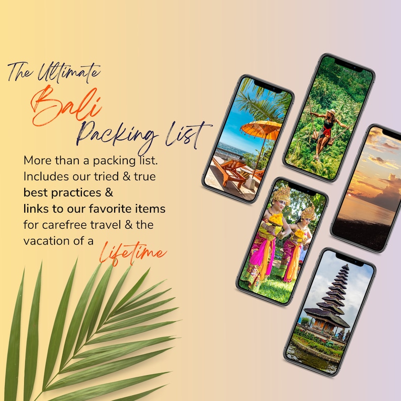 The Ultimate Bali Packing List - Etsy