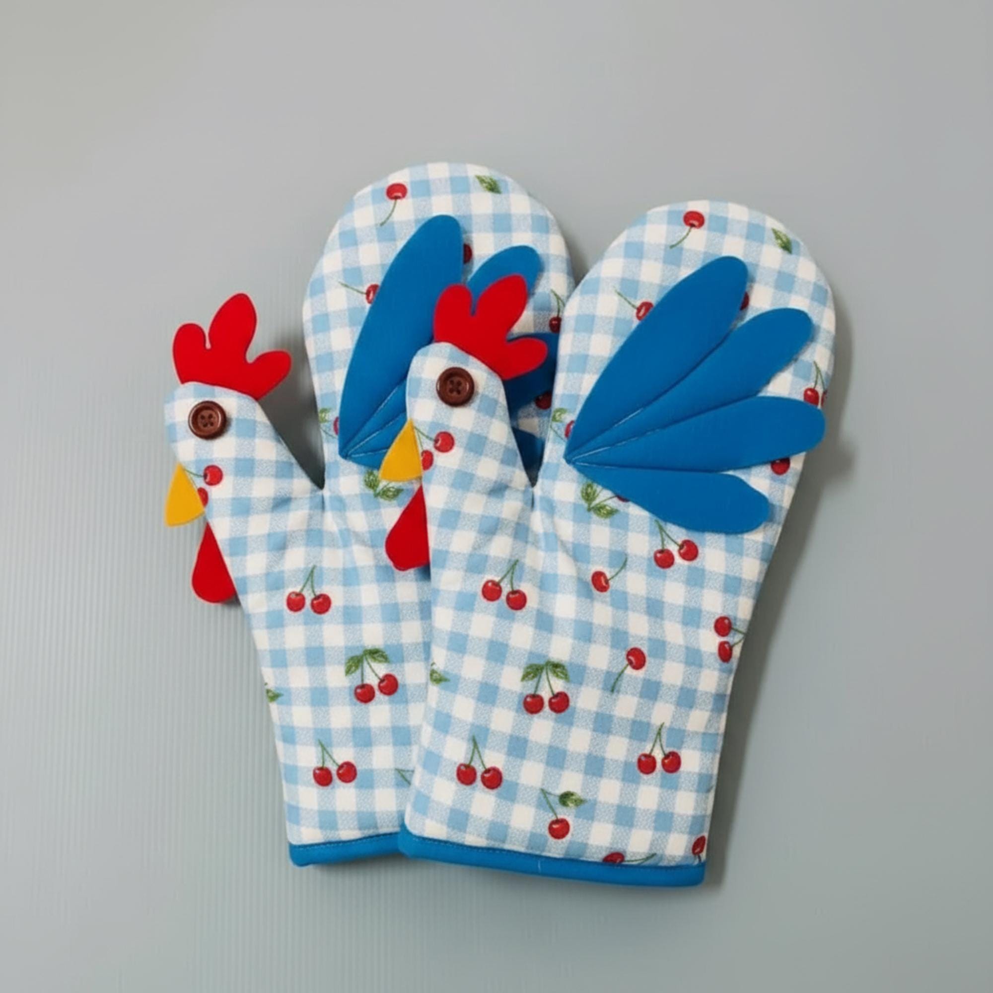 Chicken Oven Mitt Sewing Pattern PDF | Chicken Potholder Pattern ...
