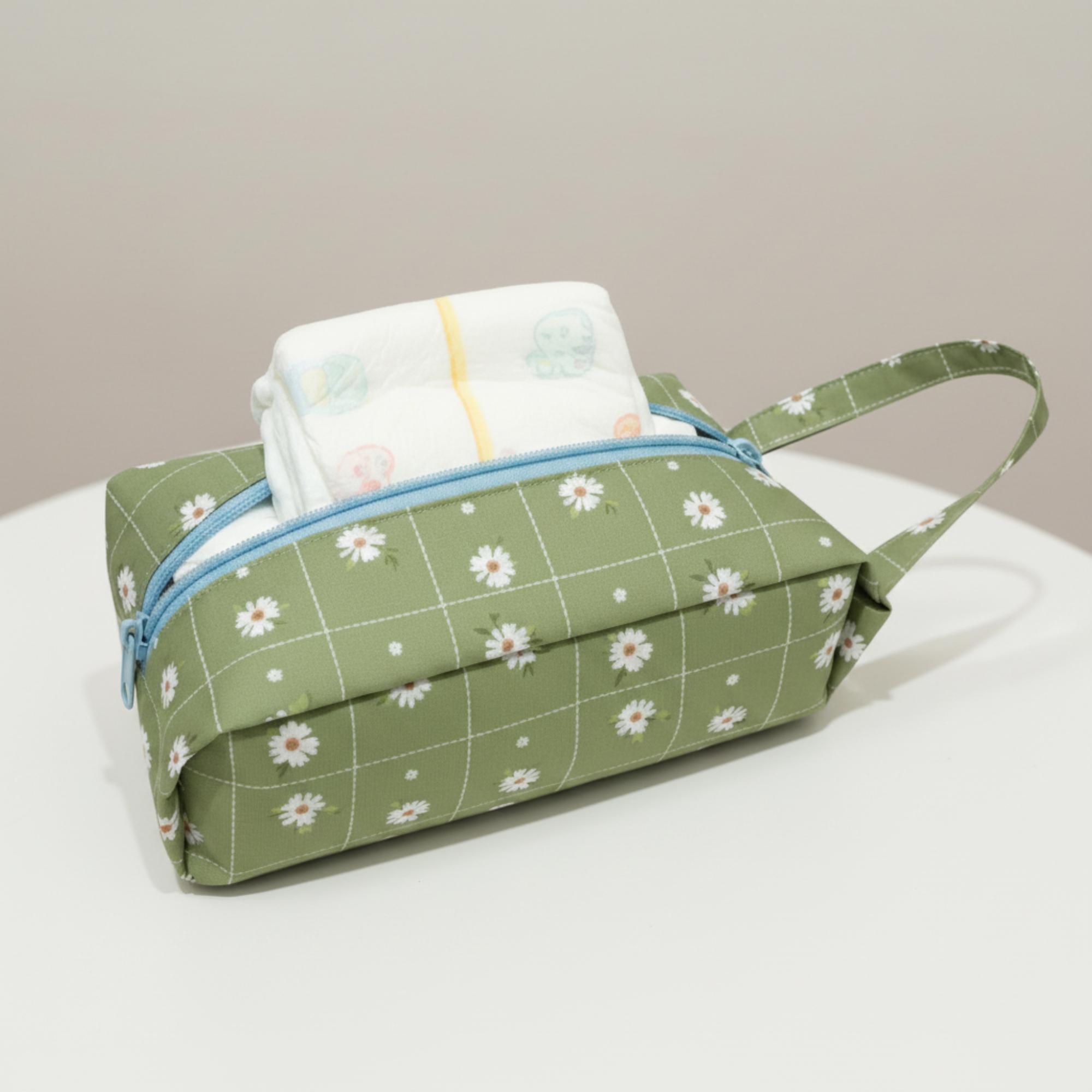 Diaper and Wipes Pouch Sewing Pattern | Beginner Friendly Zipper Diaper ...