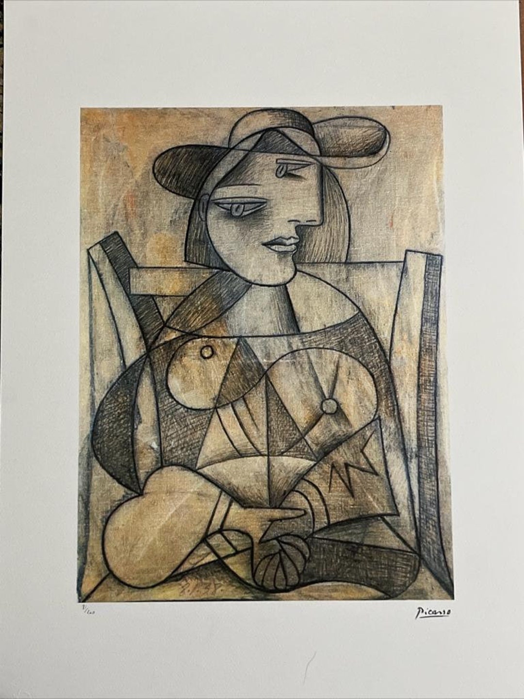 Pablo Picasso certified Lithograph 50x70 - Etsy