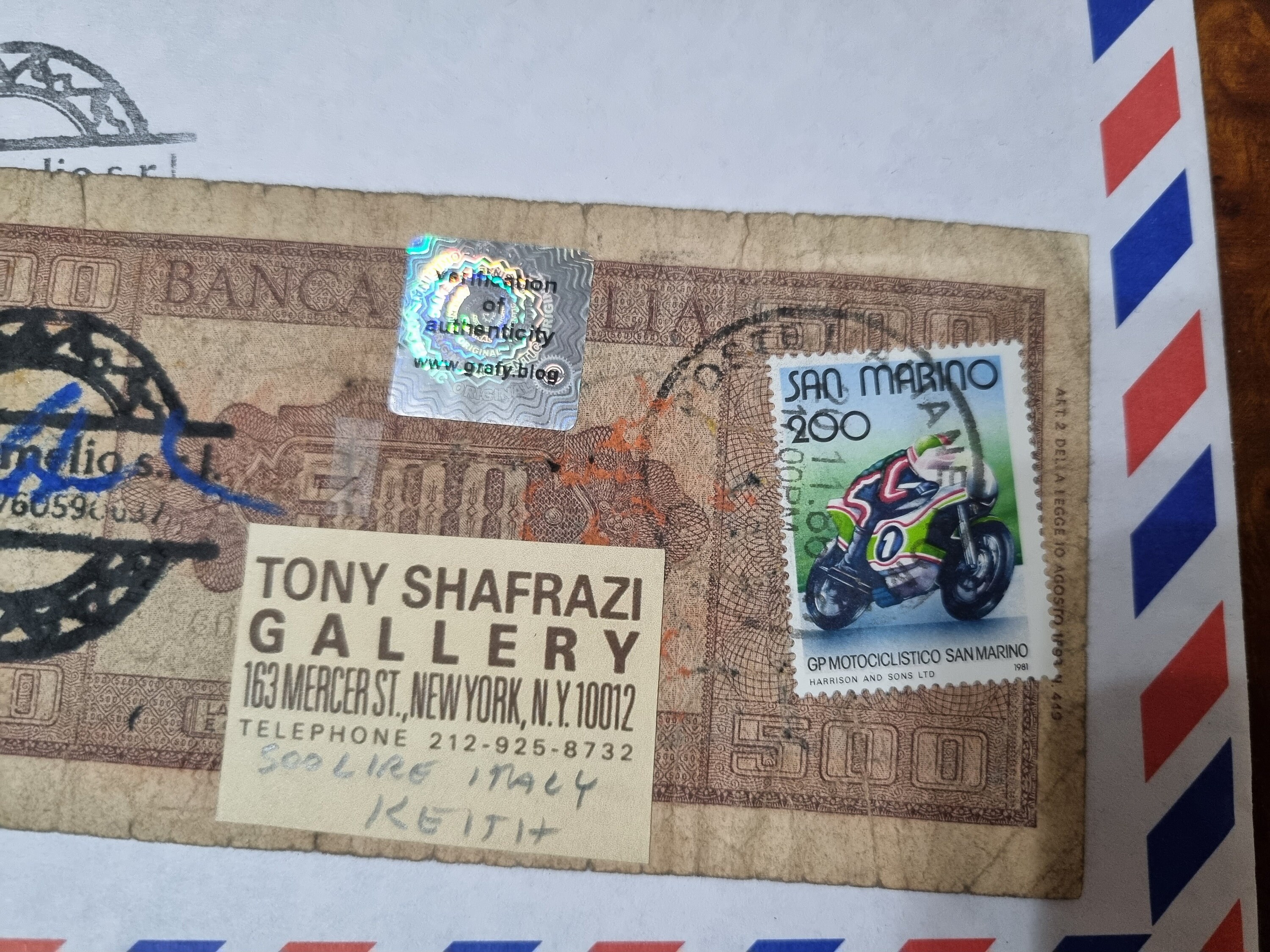 Keith Haring 500 Italian Lire - Etsy