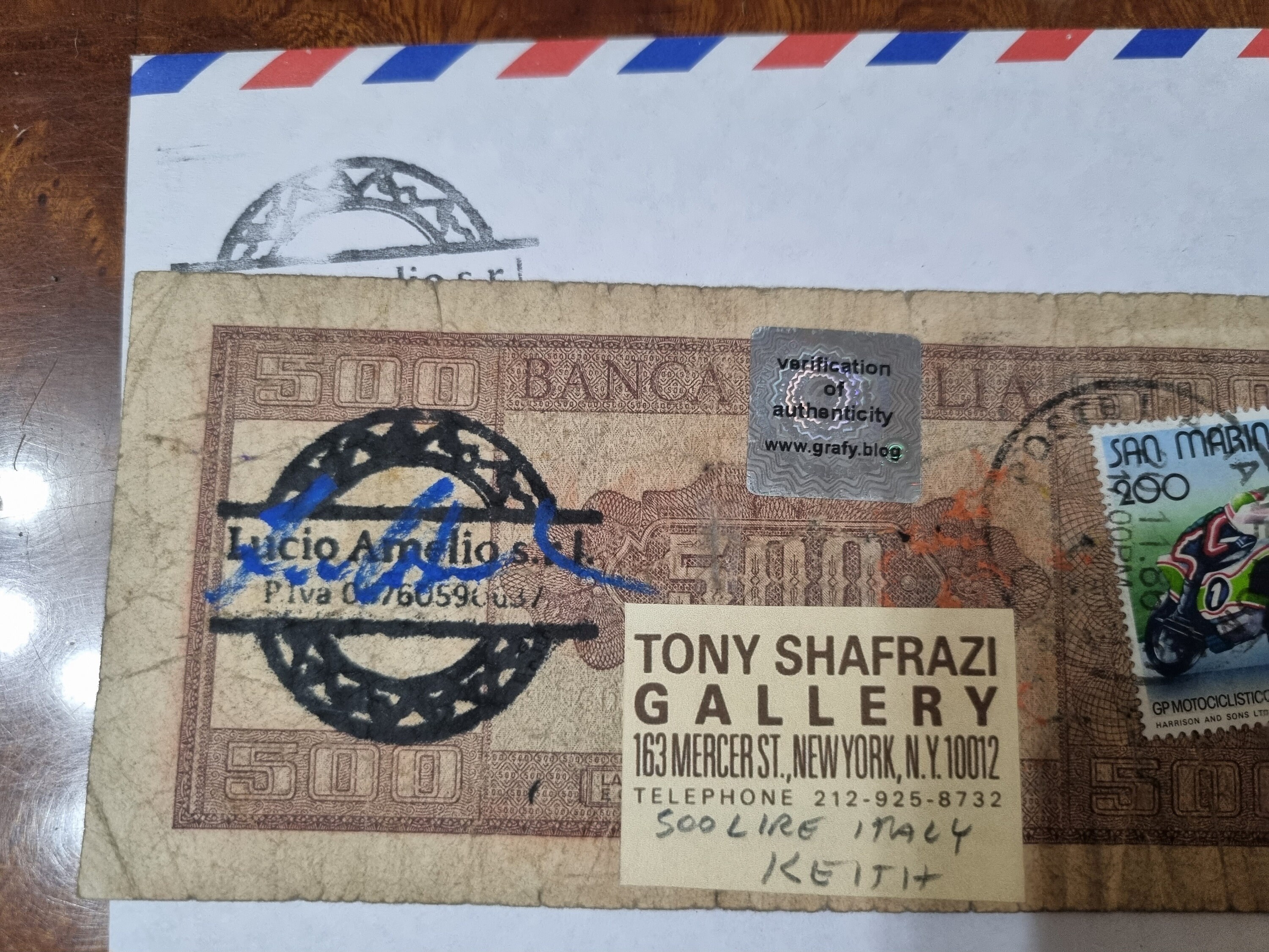 Keith Haring 500 Italian Lire - Etsy