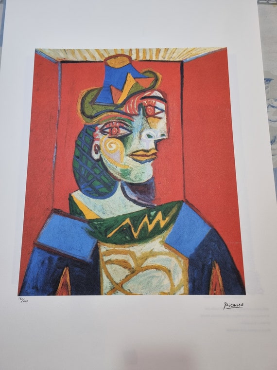 Pablo Picasso certified Lithograph 50x70 - Etsy