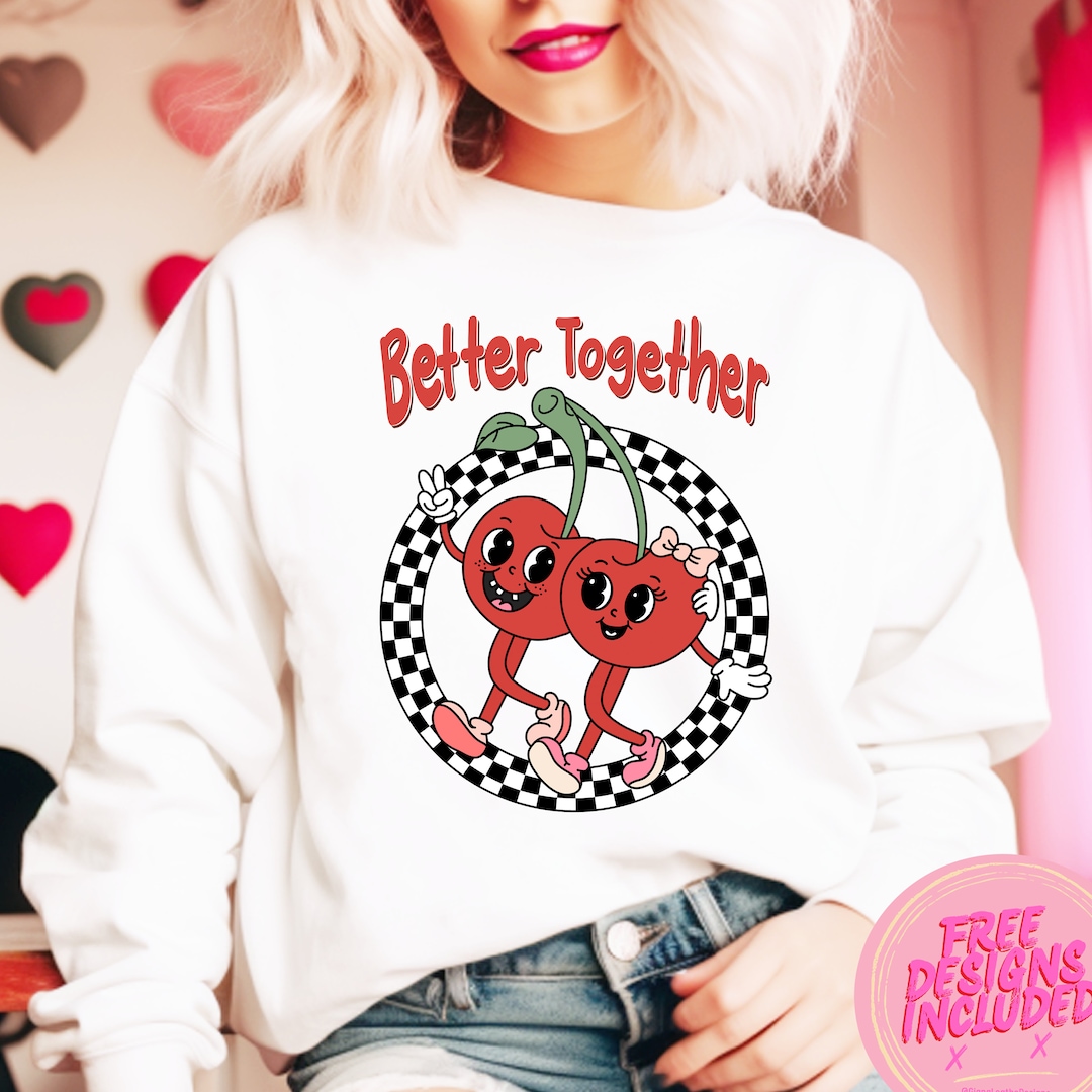 Better Together Png,i Love You Cherry Much Png,cherry Valentine Png ...
