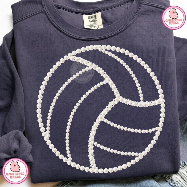 Pearl Bow Volleyball Png, Game Day Png, Volleyball Pearl Png, Sport ...