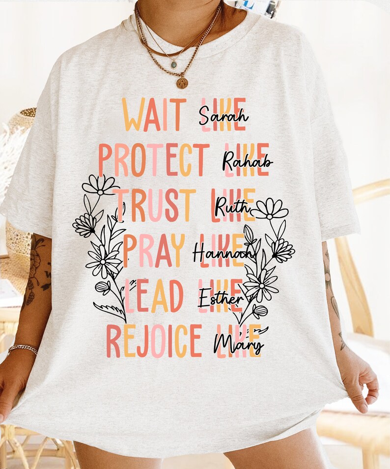 Wait Like Sarah Svg Png,protect Like Rahab Svg Png,trust Like Ruth Svg ...