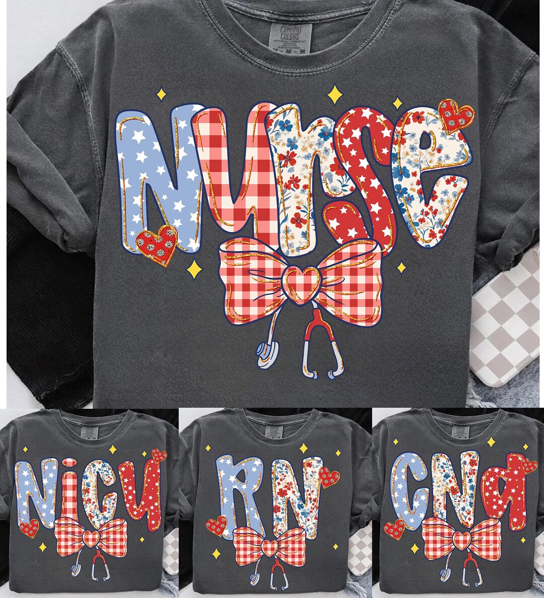 Preppy Nurse Png, Coquette Bow Stethoscope Nursing Doctor, Nurse ...