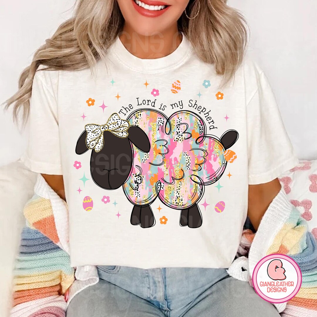 The Lord is My Shepherd Png, Brushstroke Sheep Png, Sheep Coquette Png ...