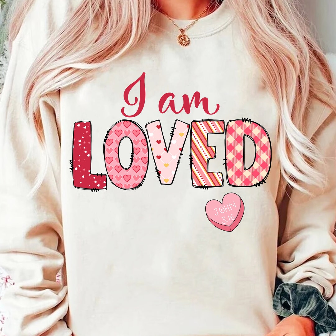 I Am Loved John 3:16 Png,i Am Loved Png,loved Png,valentine Doodles Png ...