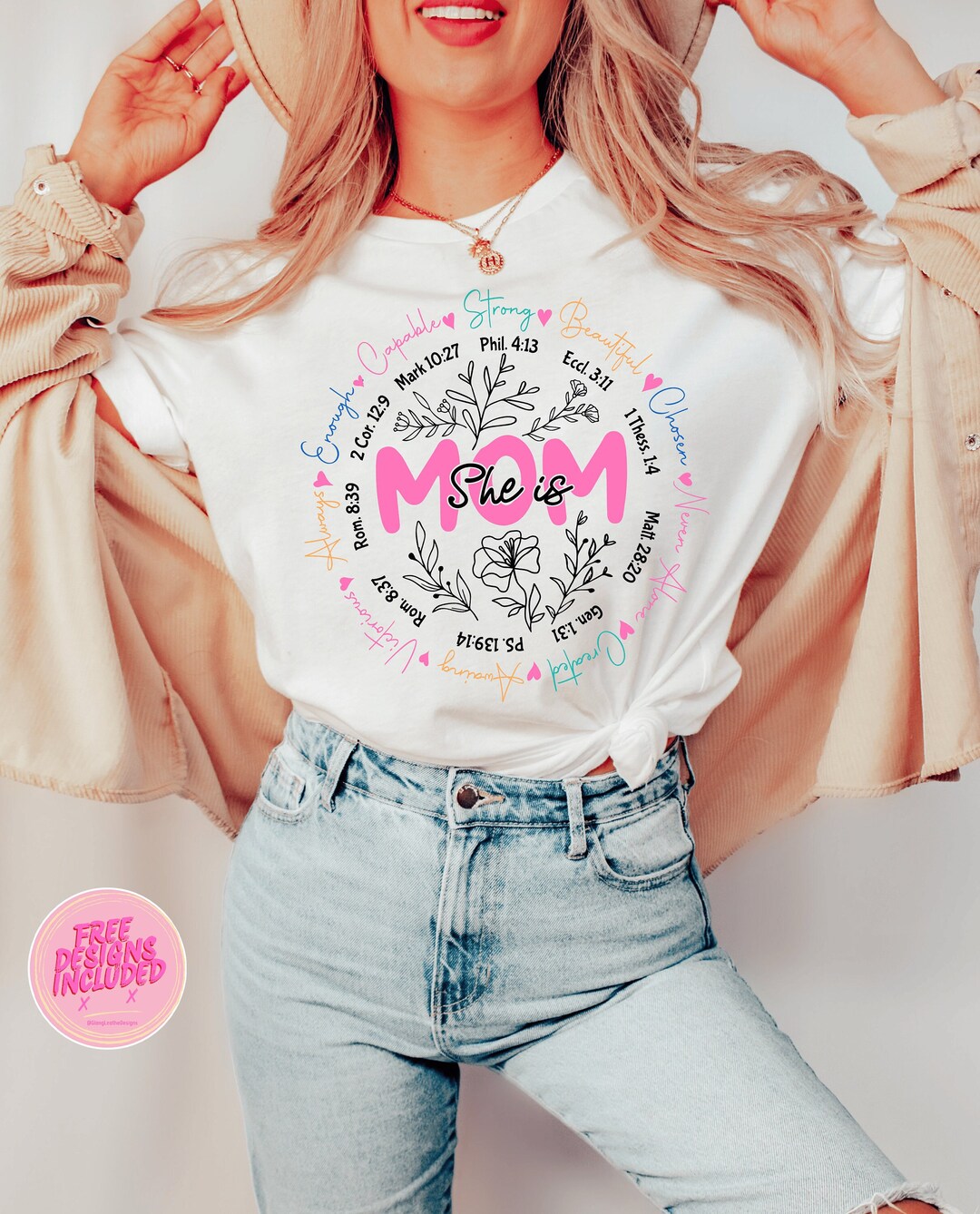 She is Mom Svg Png,she is Strong Svg Png,bible Verses Svg Png,mom Svg ...