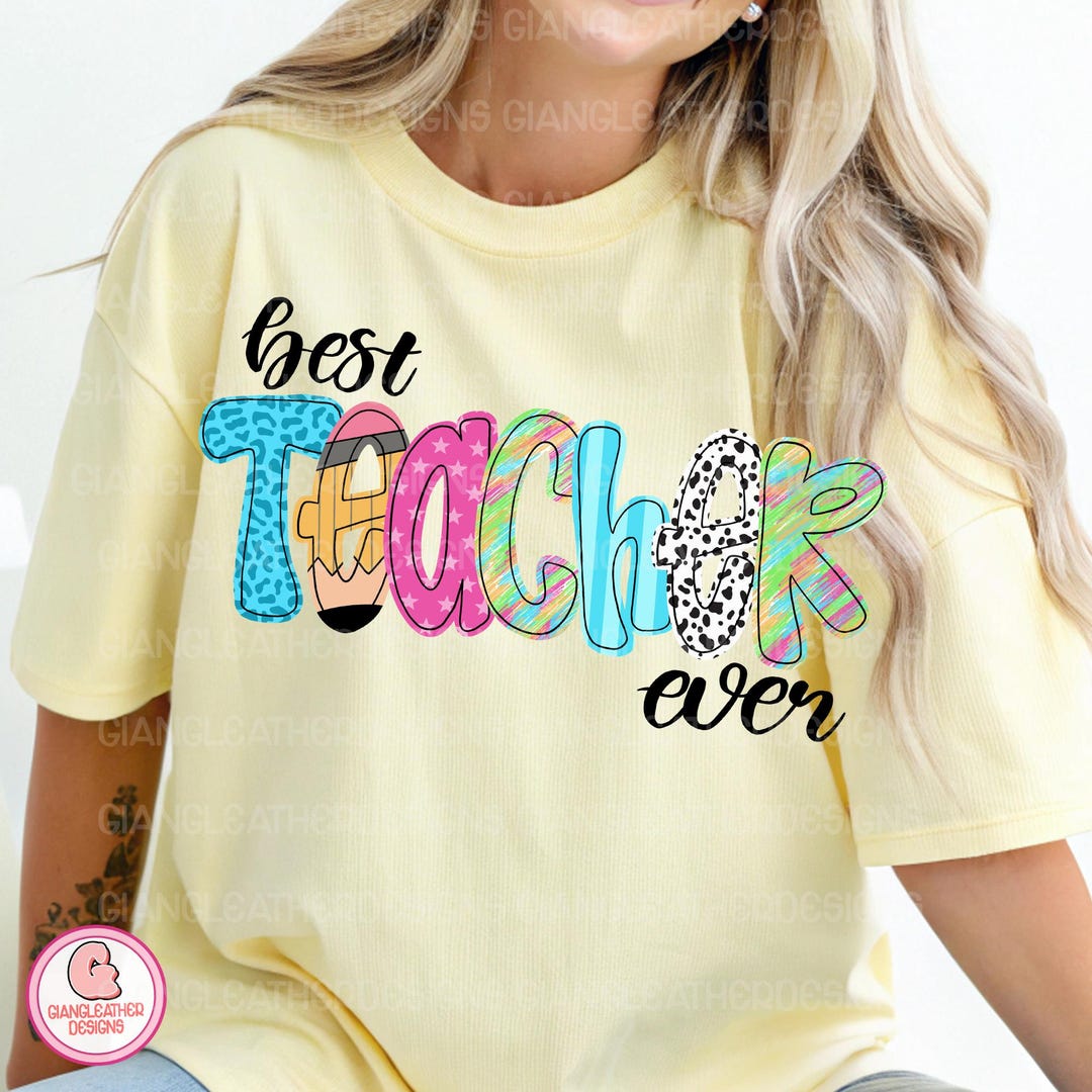 Preppy Teacher Png, Teach Blue Floral Png, Preppy Teacher Png Design ...