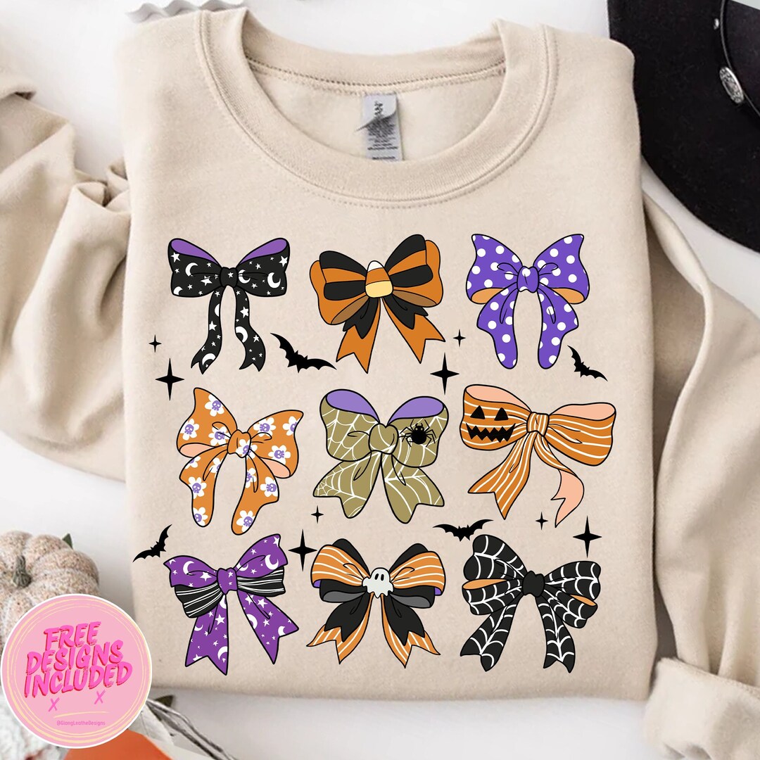 Spooky Coquette Png,halloween Png,coquette Halloween Png,black Bow Png ...