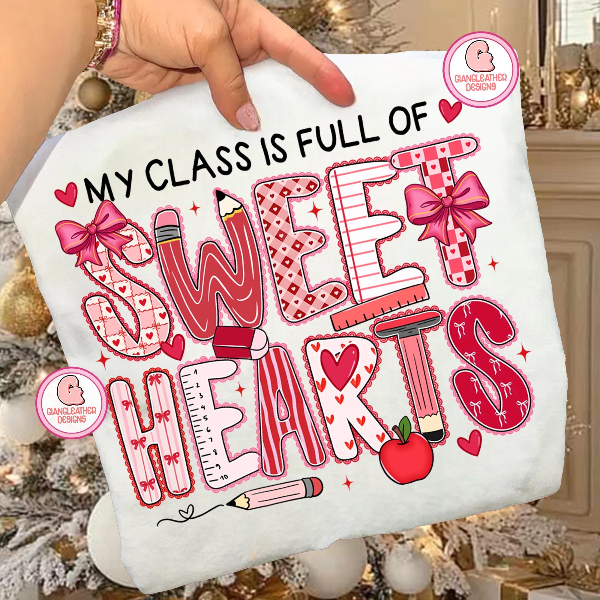 My Class is Full of Sweet Heart Png, Valentine Teacher Png, Teacher ...