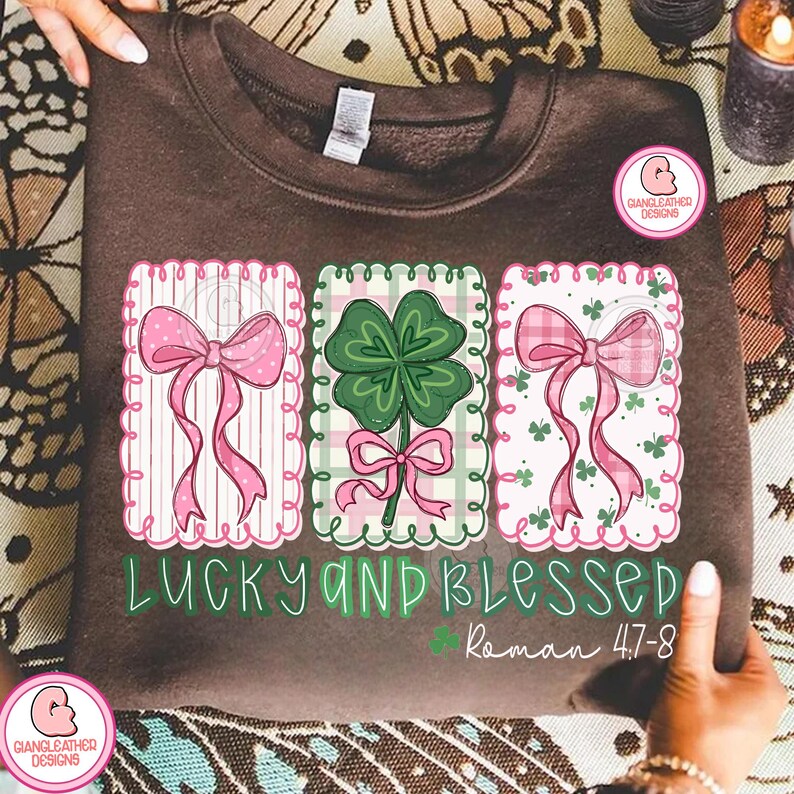Lucky and Blessed Retro Patrick Png, Blessed Vibes Png, Not Lucky ...