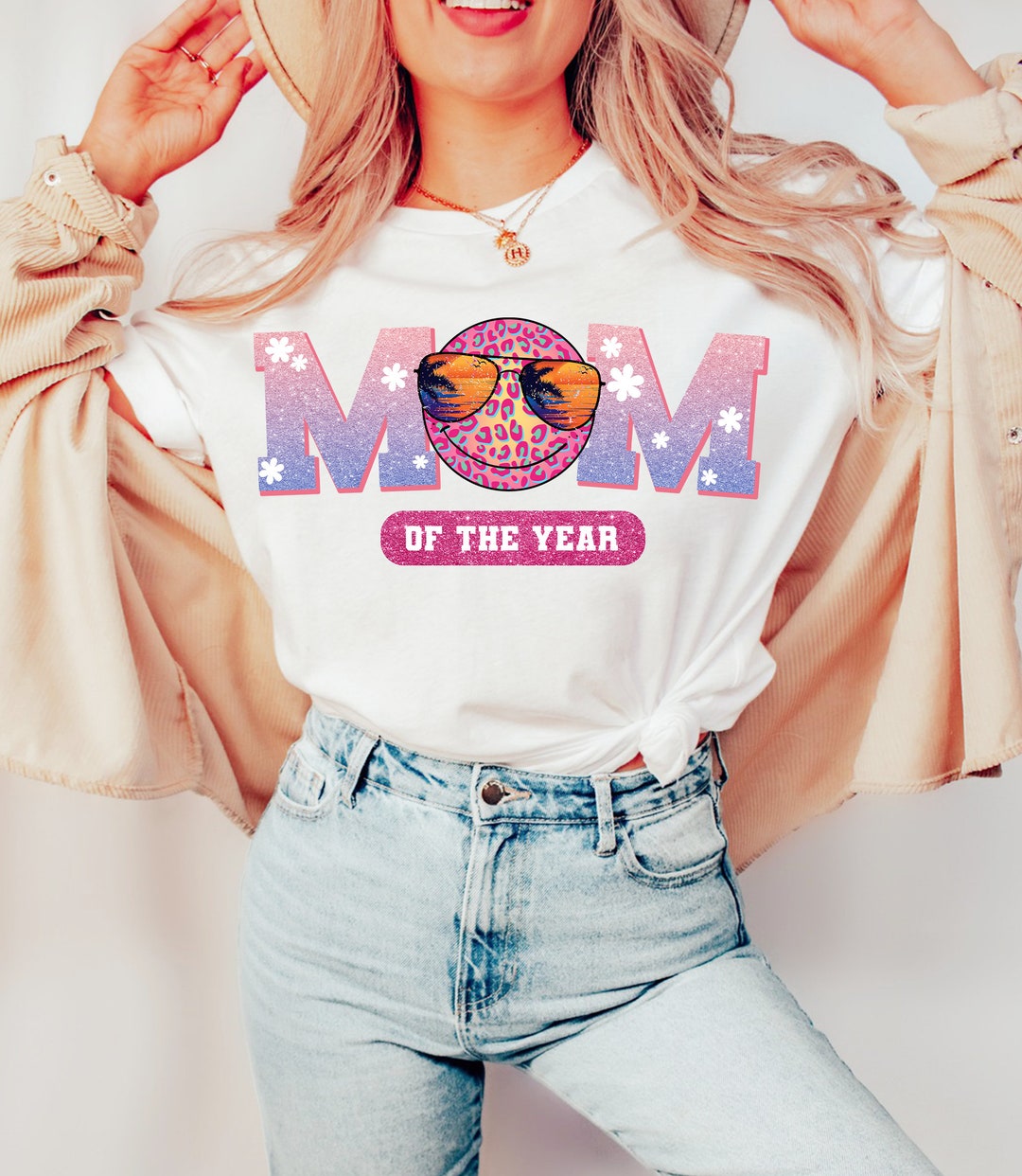 Mom of the Year Png,mom Glitter Varsity Png,glitter Pastel Mom Png ...