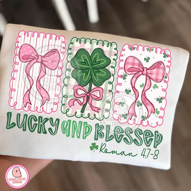 Lucky and Blessed Retro Patrick Png, Blessed Vibes Png, Not Lucky ...