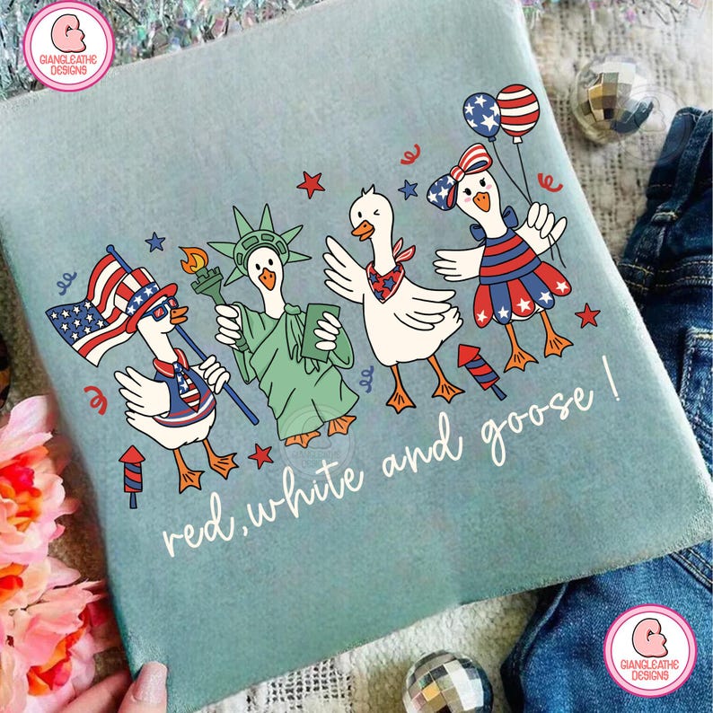 Red, White and Goose Png, Outdoors Nature, 4th of July Png ...