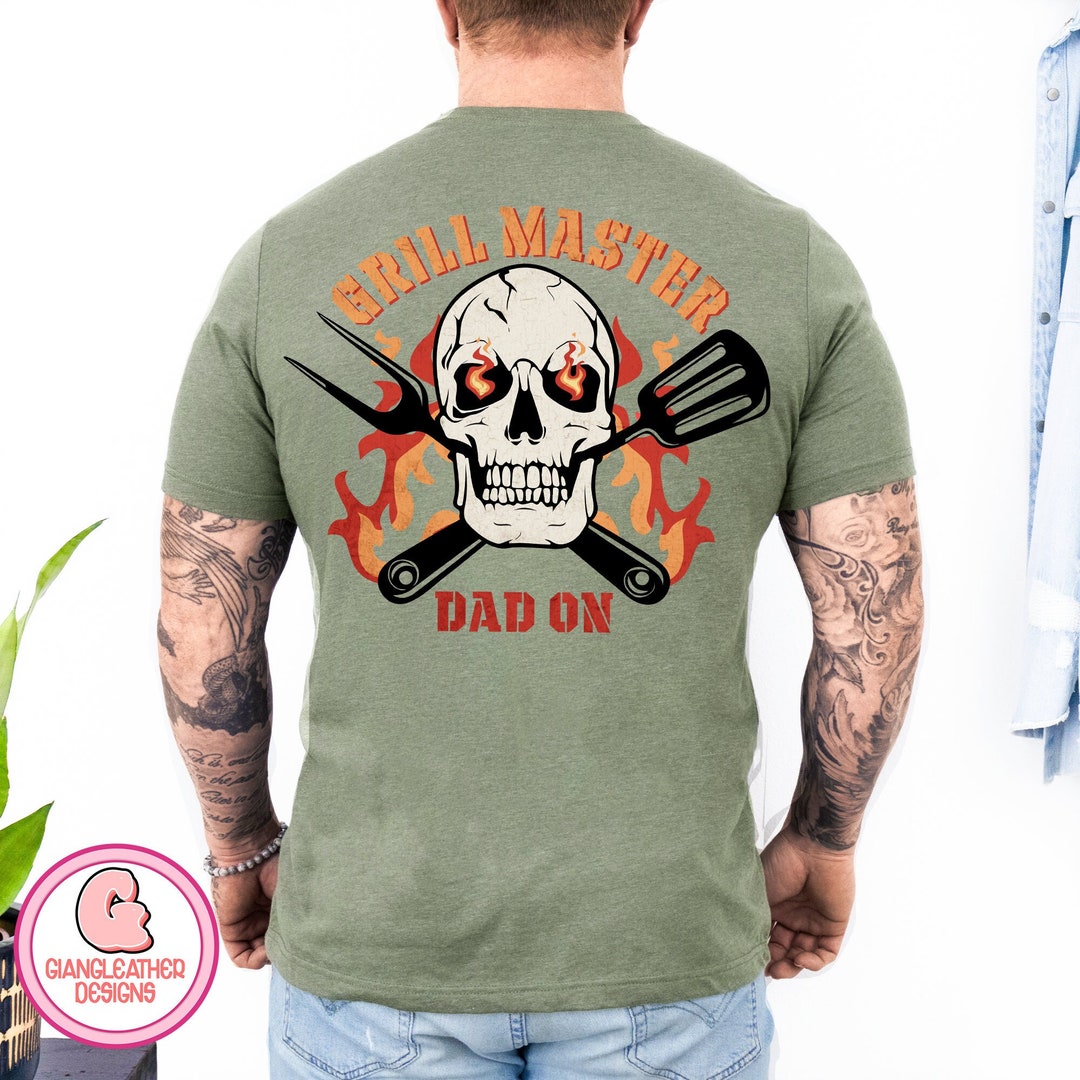 Grill Master Dad Png,grilling Png,grill Dad Png,bbq Grill Png,skull ...