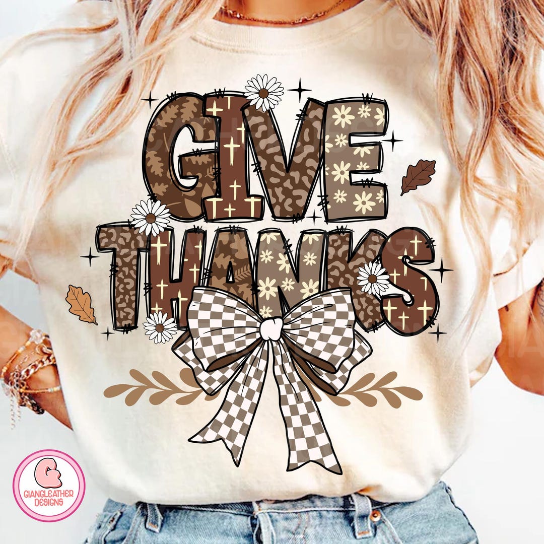 Give Thanks Png,thankful Png,fall Coquette Bow Png,thanksgiving Png ...