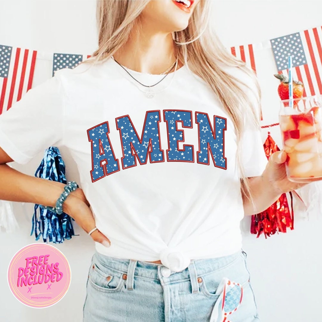 Amen Png,4th of July Png,jesus Png,embroidery Amen Png,america Png ...