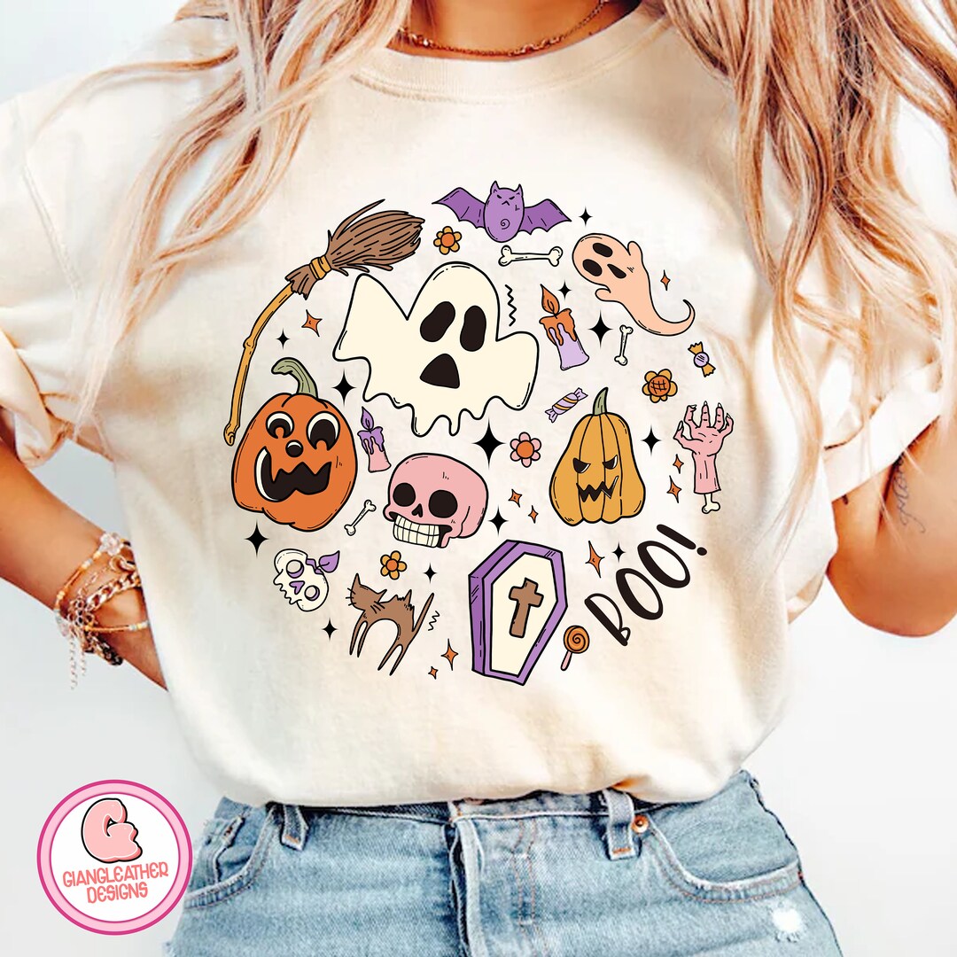 Spooky Vibes Png,retro Halloween Png,halloween Png,halloween ...