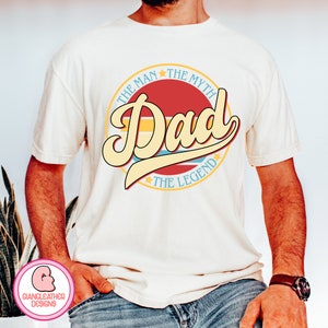 Dad the Man Png,the Myth Png,the Legend Png,vintage Typography Dad Png ...