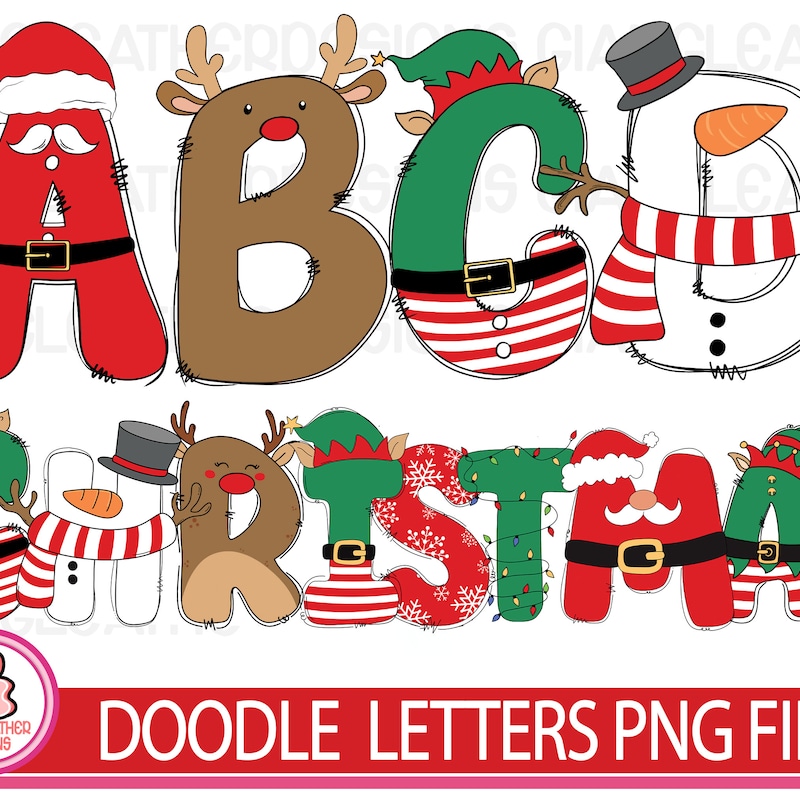 Christmas Doodle - Etsy