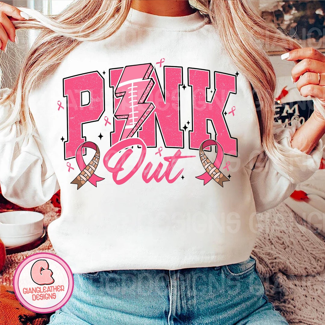 Pink Out Png,football Png,breast Cancer Png,lighting Bolt Png,halloween ...