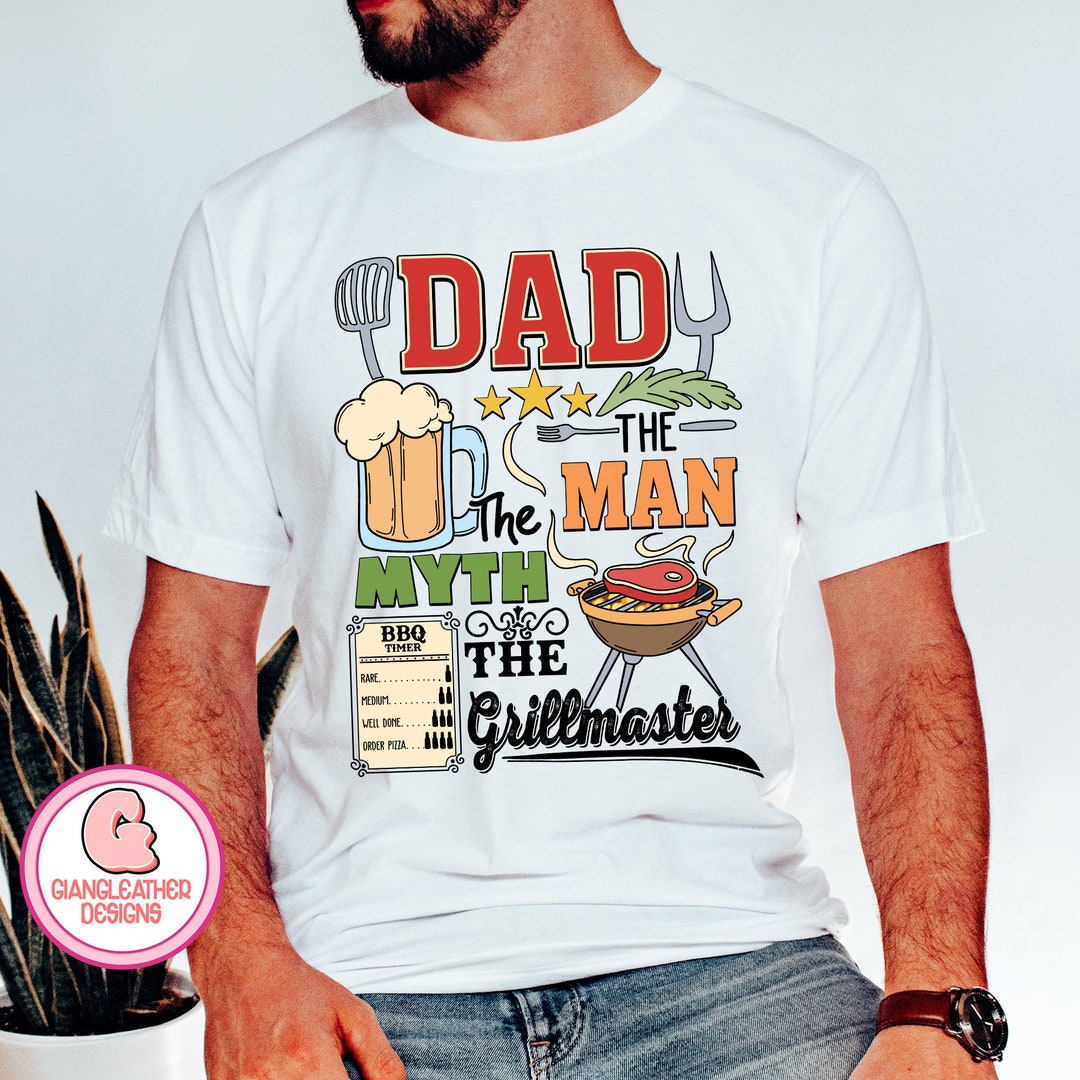 Dad the Man the Myth the Grillfather Png,the Grill Father Png,dad's Bar ...