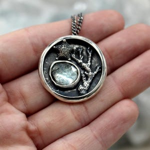 WATERWORLD Handforged Necklace Made From Sterling Silver With Octopus ...