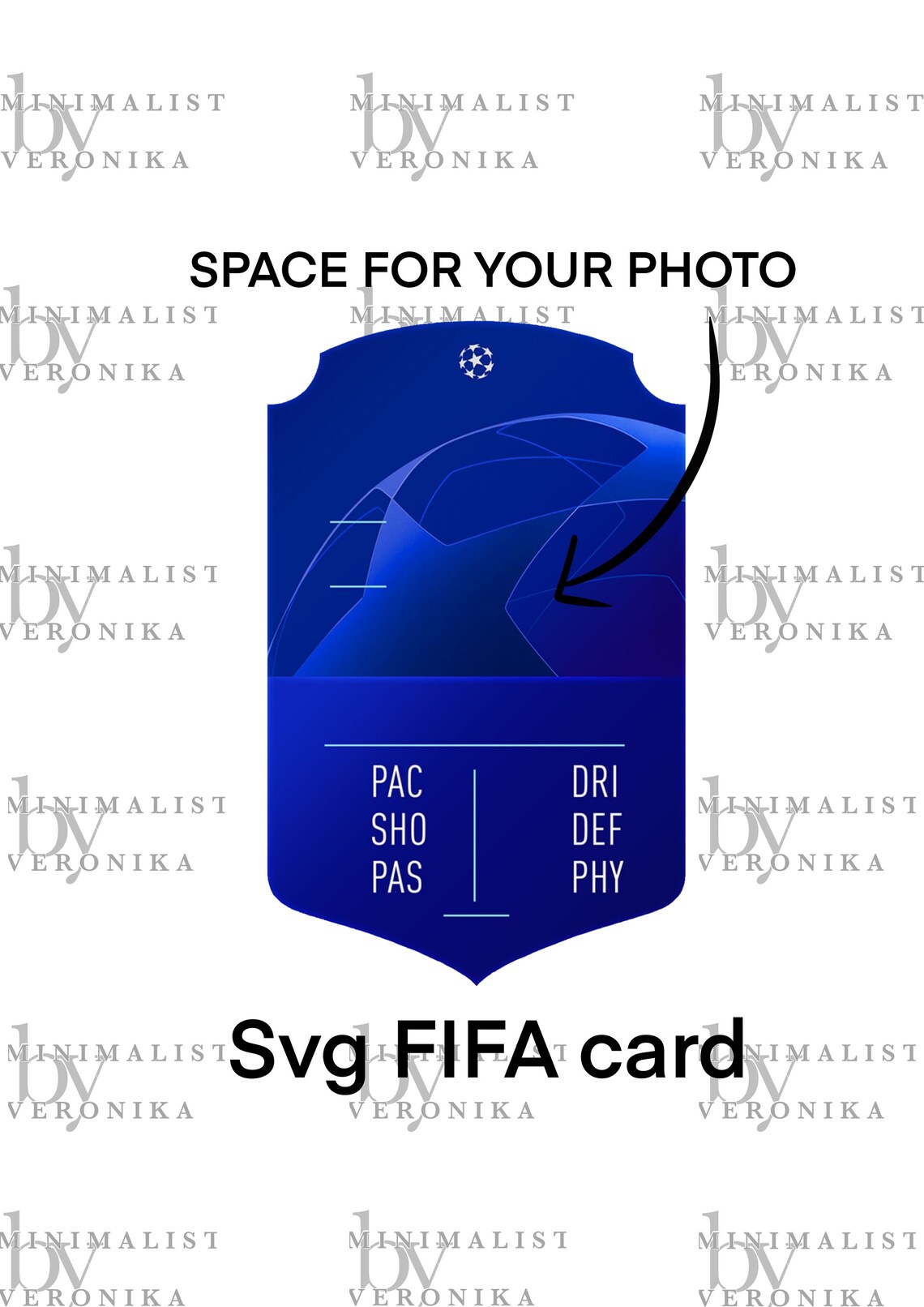 Fifa Svg Card FIFA Card Svg Instant Download Personalized - Etsy