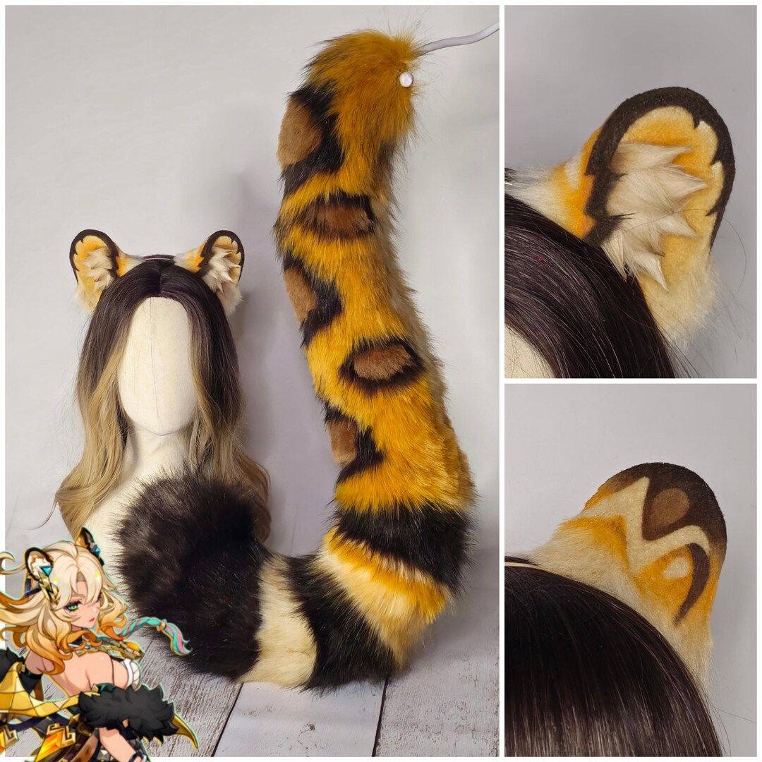 Xilonen Cosplay Ears and Tail Genshin Impact - Etsy